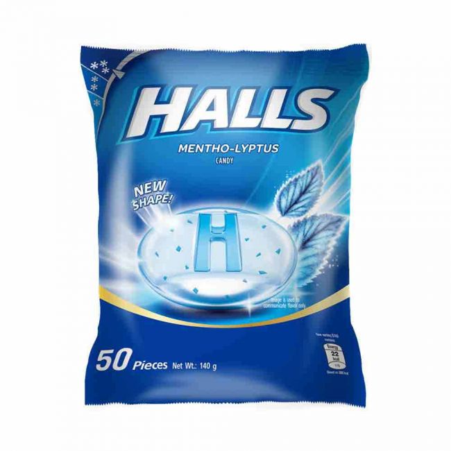 Halls Mentho-Lyptus Flavored Candy 50s 140g | Shopee Philippines