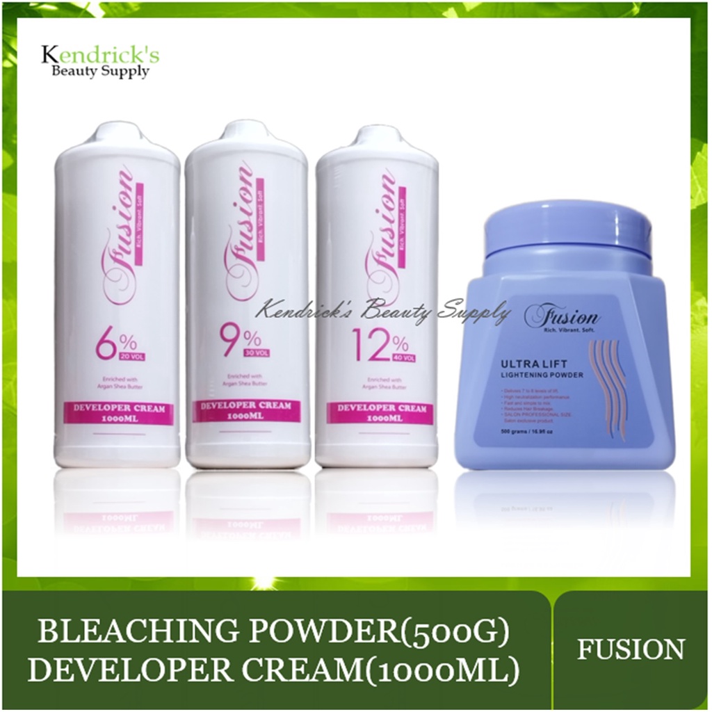 Fusion Hair Bleaching Set (Hair Bleaching Powder 500g or Developer ...