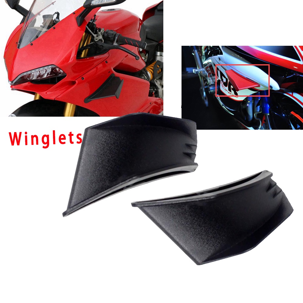 BDJ Motor Universal Winglet Kits Air Aerodynamic Accessories Motorcycle ...