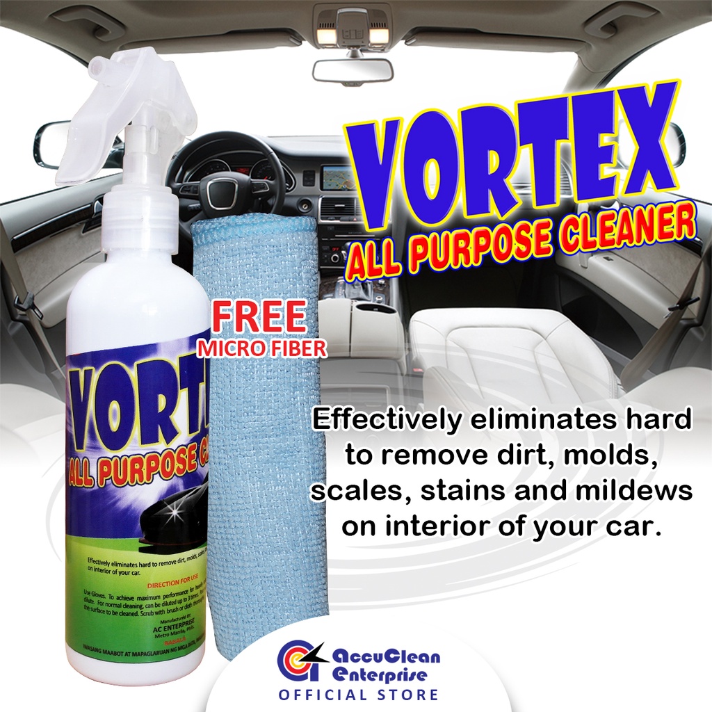 Vortex All-Purpose Cleaner Car interior & exterior 250ml with free ...
