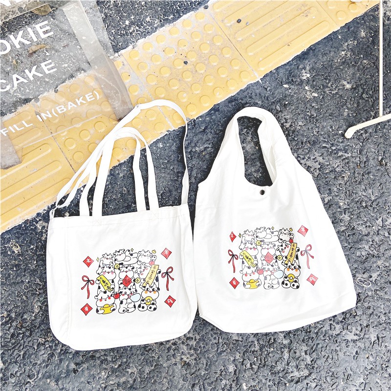Tb J133 Happy new year cow pattern bag Happy new year | Shopee Philippines