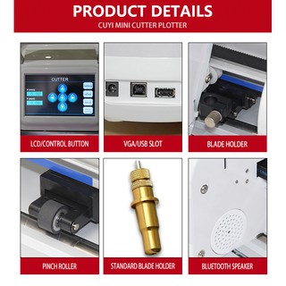 Cuyi Mini Cutter Plotter Bluetooth Touch Screen 12 Inch Vinyl Decal ...