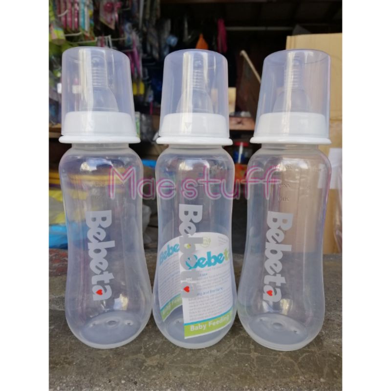 Bebeta 8oz clear feeding bottle | Shopee Philippines