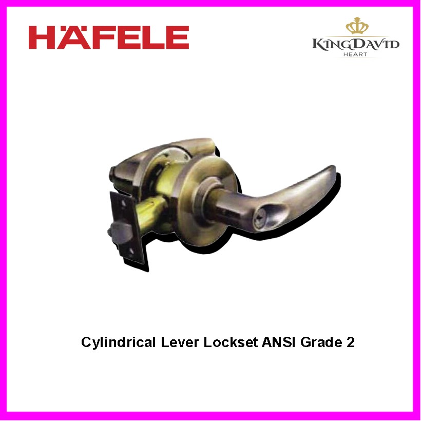Hafele Cylindrical Lever Lockset ANSI Grade 2 | Shopee Philippines