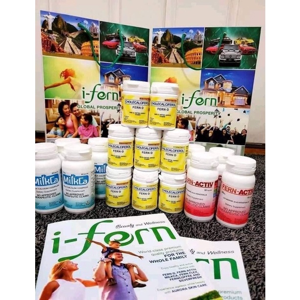 iFERN POWER TRIO + FREE DAY CREAM ( FERN-D 120s, FERN- ACTIVE 60s ...