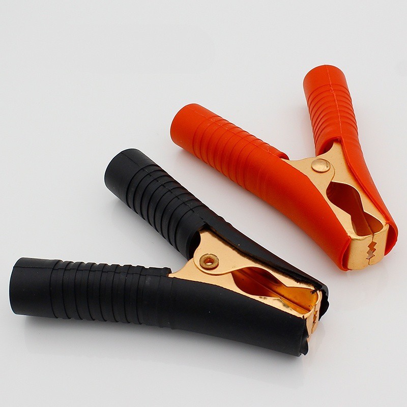 2pcs Hot Car Alligator Clips Battery Clamps Crocodile Clip 100A Red ...