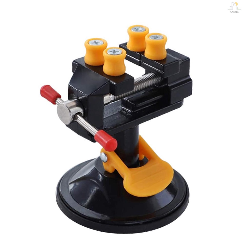 Mini Suction Vise Clamp Bench Clamp Universal Table Vise Vacuum Base ...