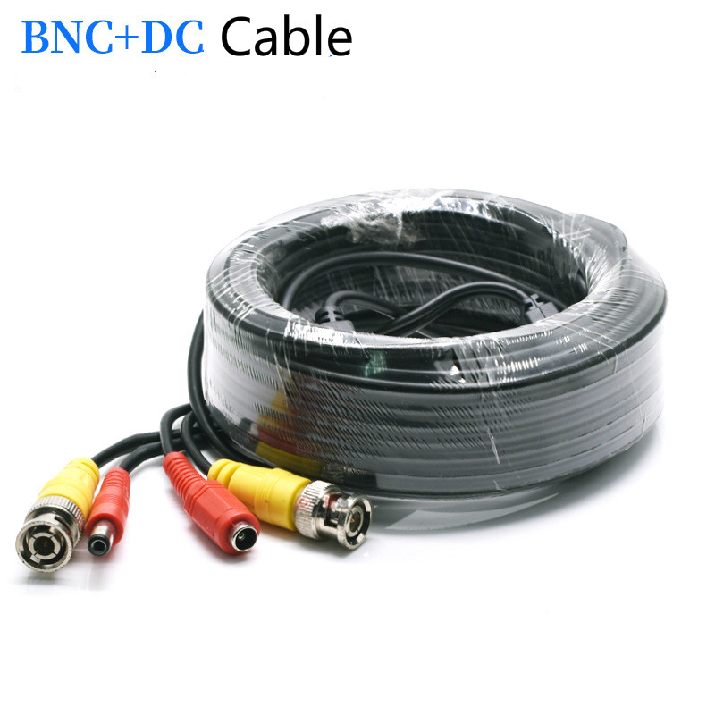 5m 10m 15m 20m 25m 30m All-in-One BNC Video and Power Cable Wire Cord ...