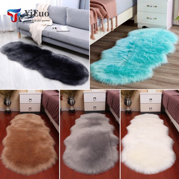 (COD) Fluffy Fur Carpet Ultra Soft Anti Slip Floor Mat for Bedroom ...