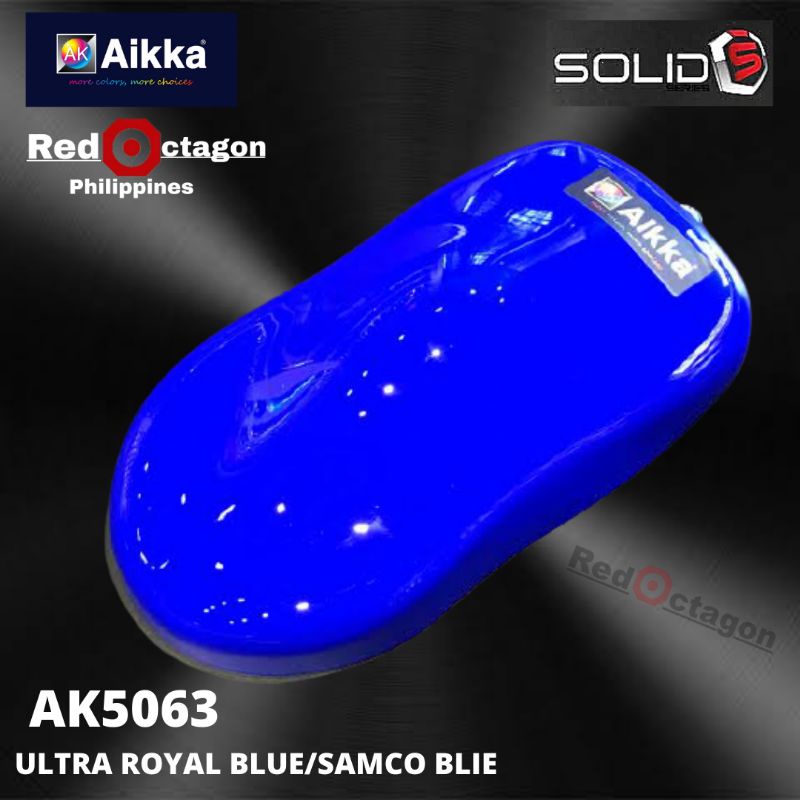 AIKKA SOLID S AK5063 SAMCO BLUE / ULTRA ROYAL BLUE 2K CAR PAINT RED ...