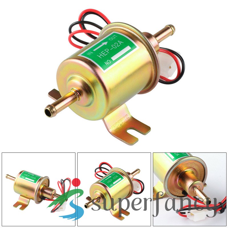 Gas Diesels Inline Fuel Pump 12V 24V Electric Transfer Low Pressure ...