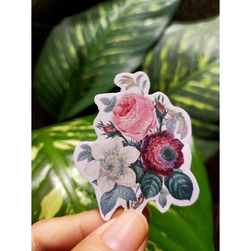 Flower Sticker Set (Matte) | Shopee Philippines