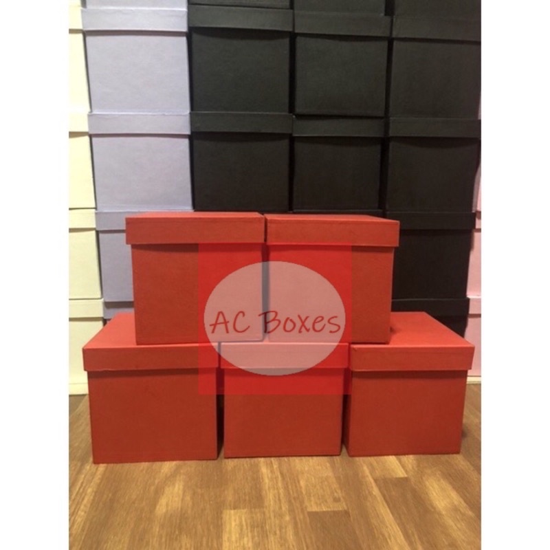 5x5x5 inches | HardBox | For food/ Gift Boxes | Shopee Philippines