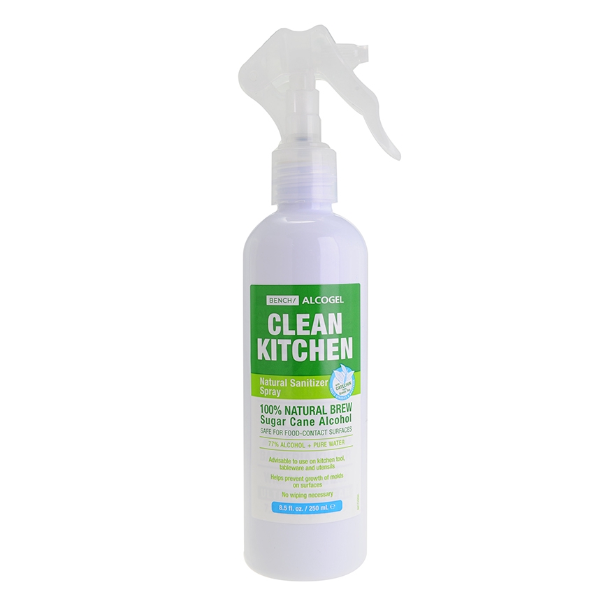 CPG2150A - BENCH/ Alcogel Clean Kitchen Natural Sanitizer Spray 250ml ...
