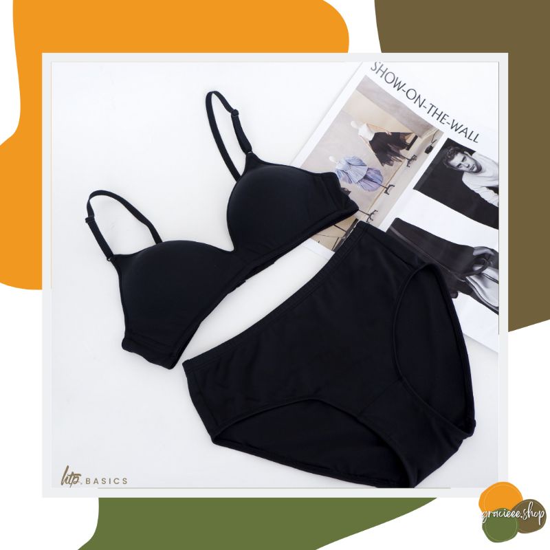 HTP Basics Intimates (Non-wire Bra & Bikini Panty) | Shopee Philippines