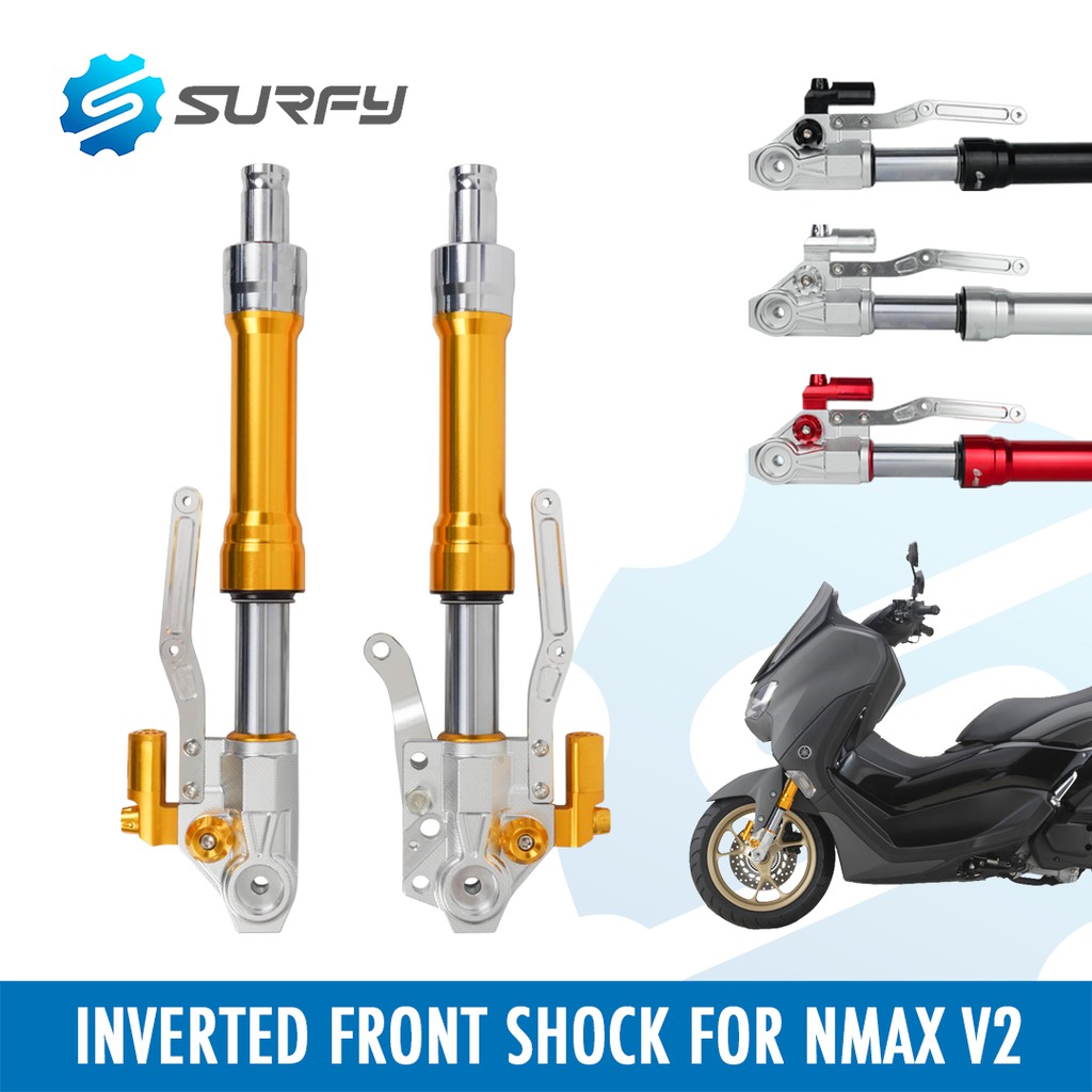 Surfy Nmax V2 Inverted Front Shock Set Cnc | Shopee Philippines