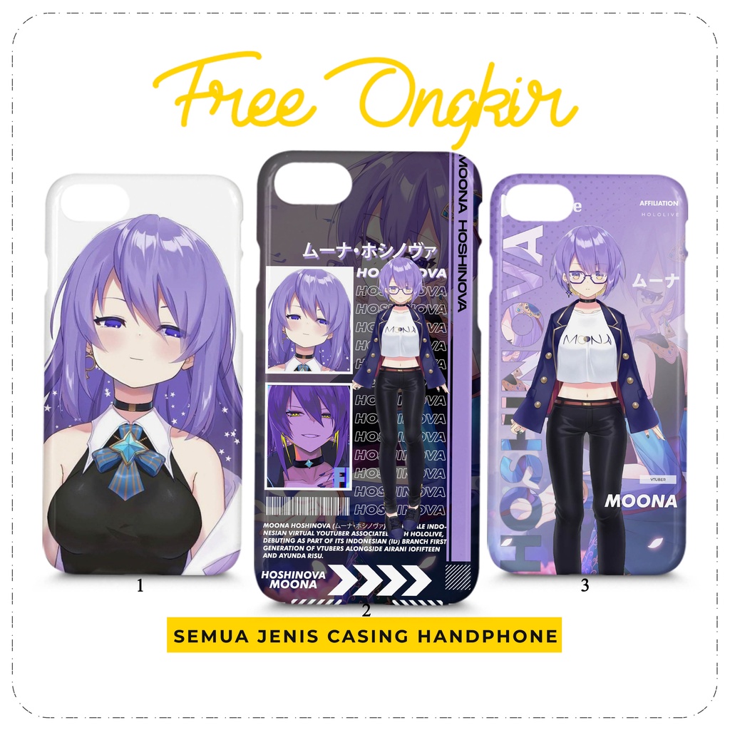 Case Moona Hoshinova Vtuber Hololive ID Custom Casing HP | Shopee ...