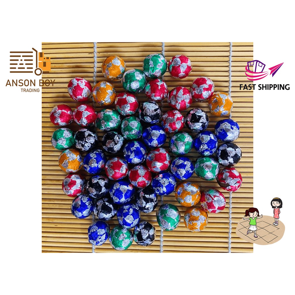 CHILDHOOD CANDY FOOTBALL CHOCOLATE (50pcs) | Shopee Philippines
