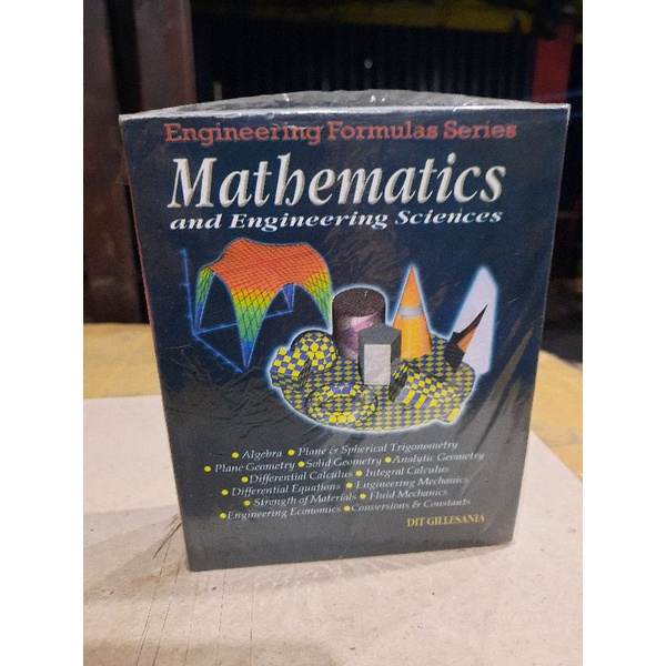 Engineering Mathematics Formulas Gillesania | Shopee Philippines