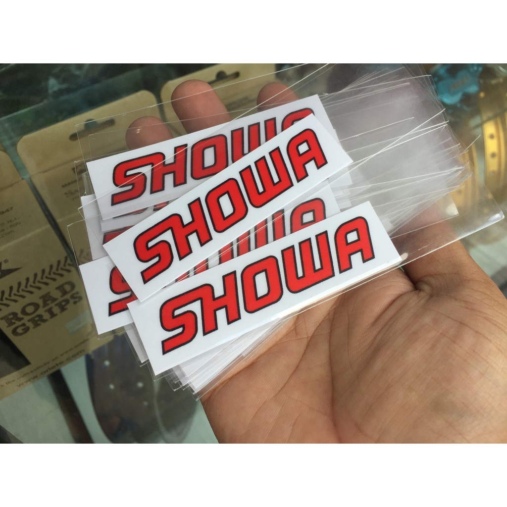 (1 Sheet) Red SHOWA Sticker Works Like. | Shopee Philippines