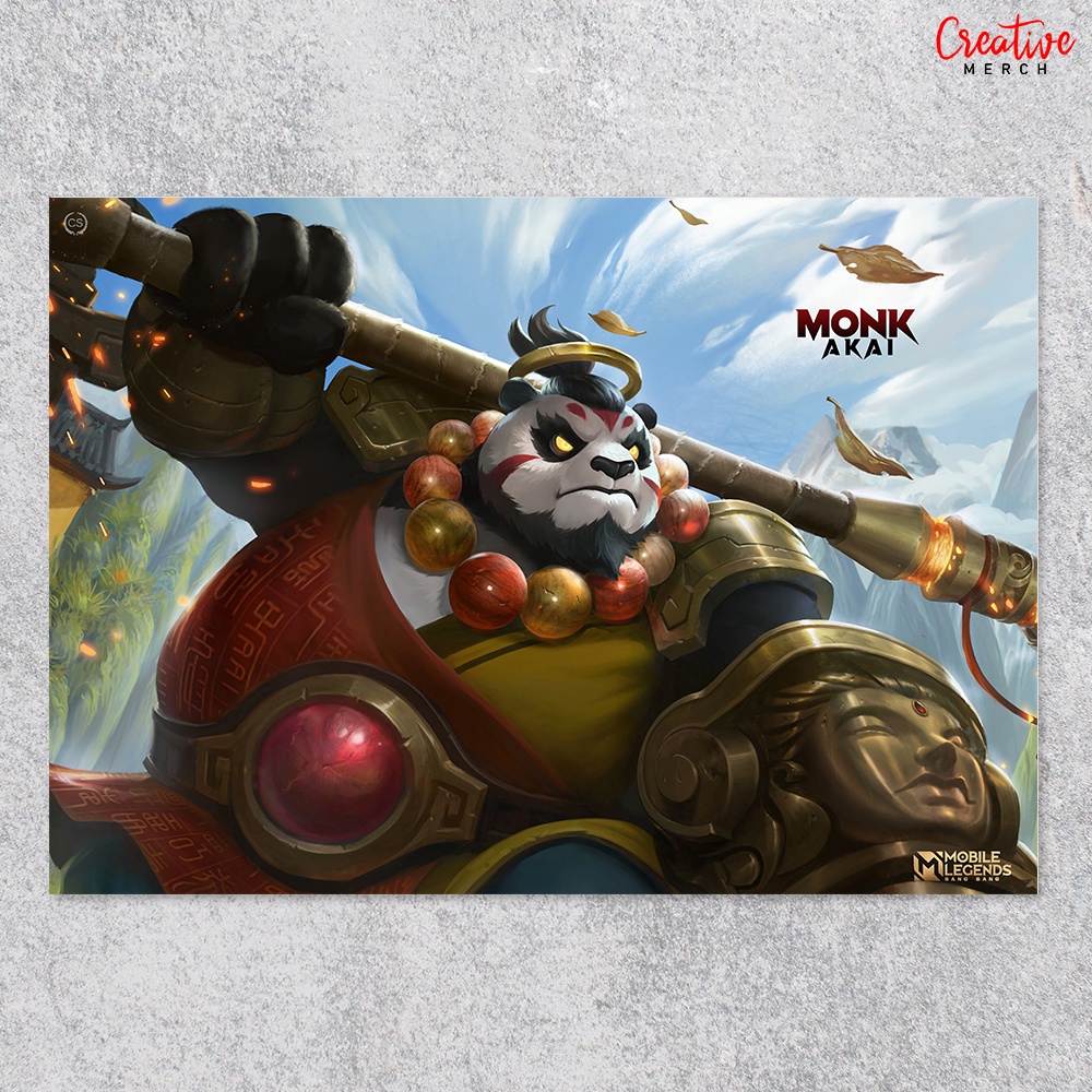 Akai of Mobile Legends HD Poster Print A3 size (30x42 cm) by Creative ...