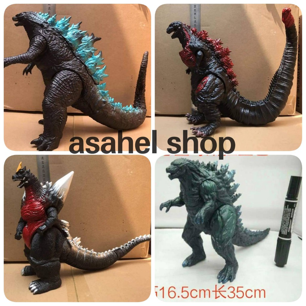 ON HAND BIG Godzilla Action Figure(EACH) Red blue Tail Movie Shin blue ...