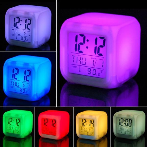 Color Change Digital Alarm Clock | Shopee Philippines
