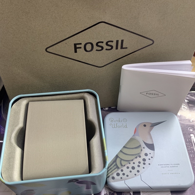 fossil can set with paper bag and manual | Shopee Philippines