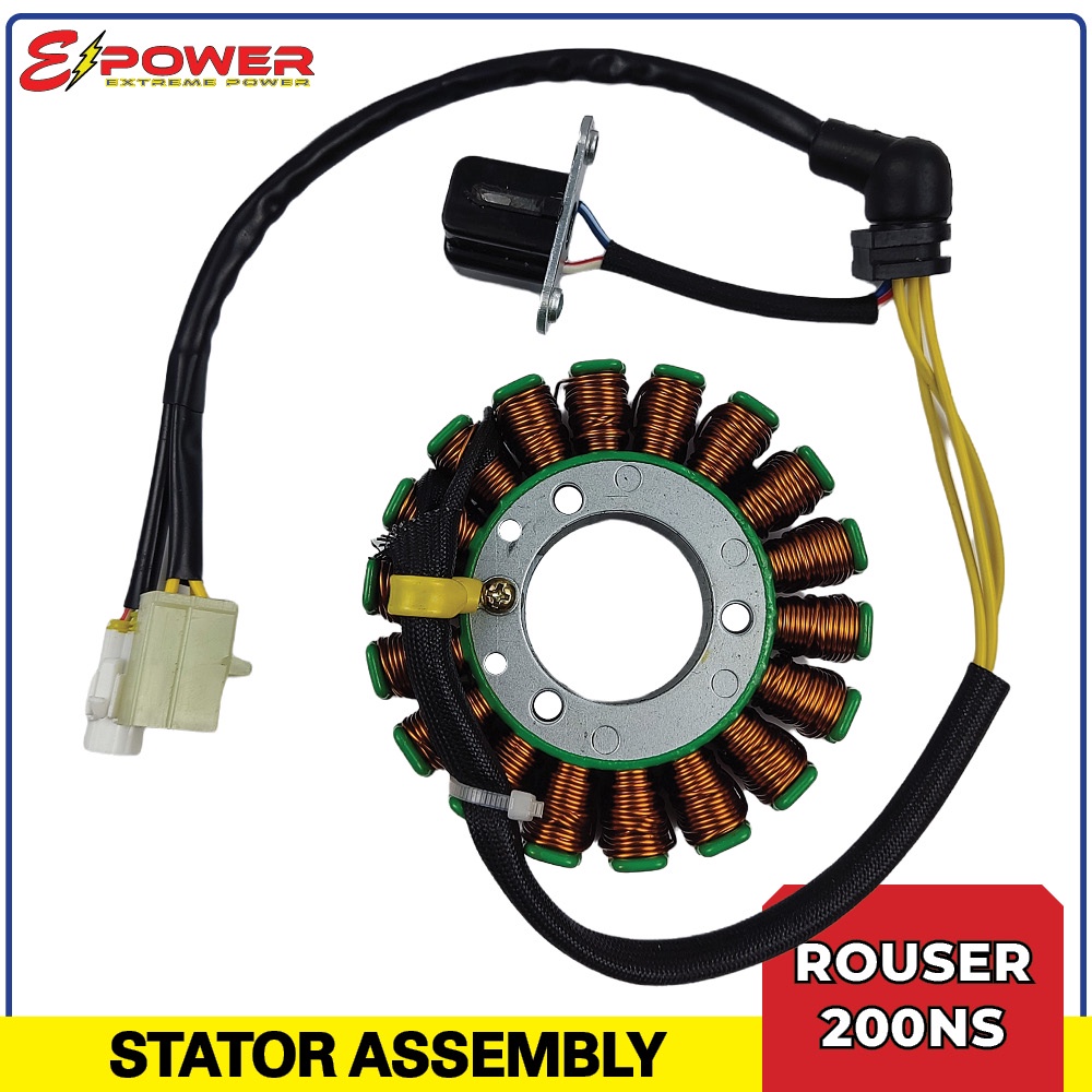 E-Power Magneto Stator Coil Assembly for Kawasaki Rouser 200NS | Shopee ...