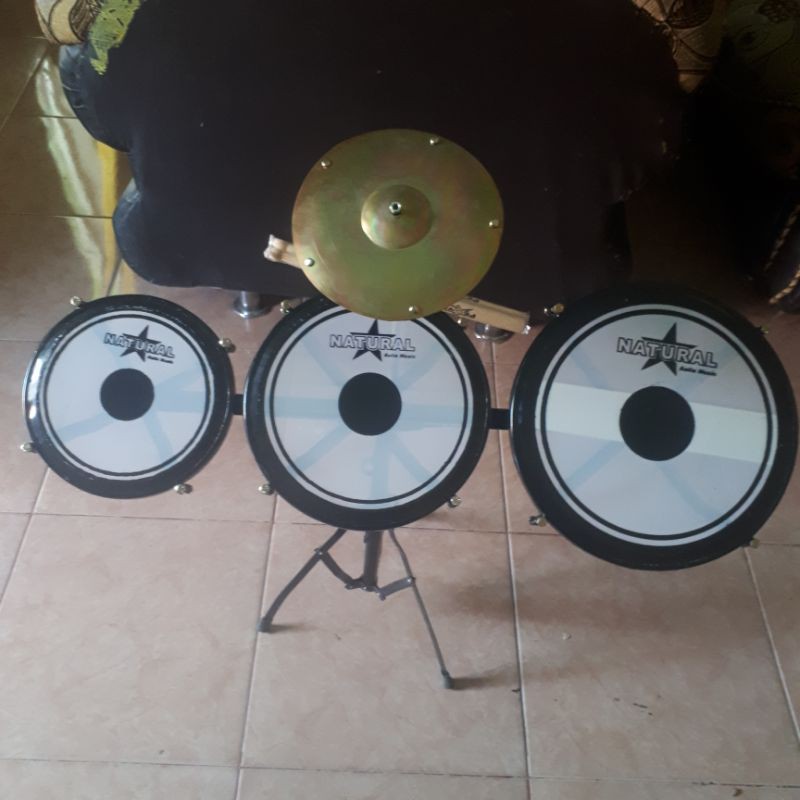 Tam tam drumd 1 symbal bonus stick | Shopee Philippines