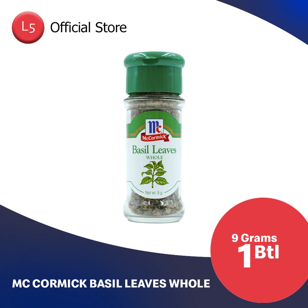 McCormick Basil Leaves Whole 9g | Shopee Philippines