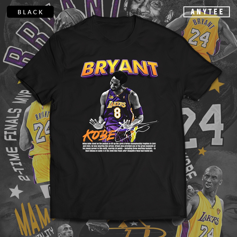 NBA Kobe Bryant Black Mamba Lakers Basketball Bootleg T Shirt ANYTEE ...