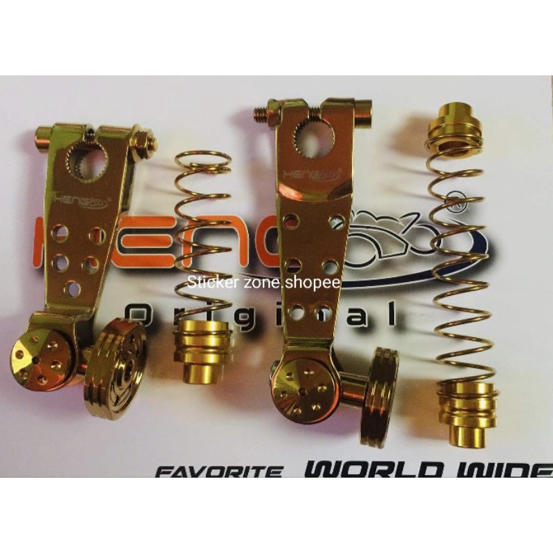 Wave and Xrm 100/110/125 heng break arm set front and rear(Pls pakibasa ...