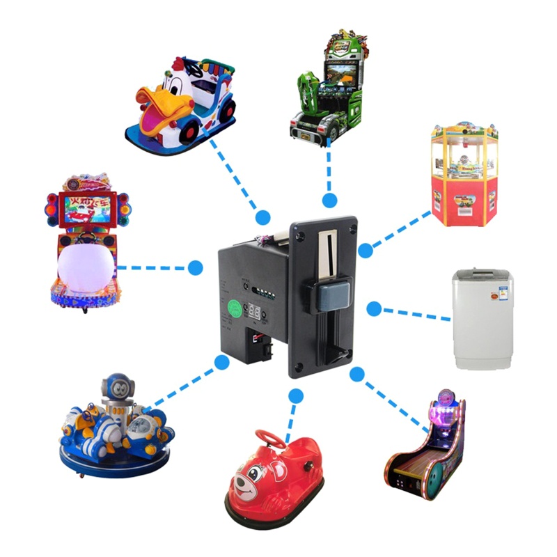 R* LED Multi Coin Acceptor Electronic Roll Down Coin Selector Mechanism ...