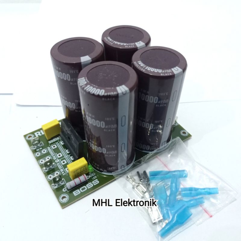 Kit PSU 4 Elco Nippon Chemicon 10000uF 100V ORIGINAL ORIGINAL PLUS SKUN ...