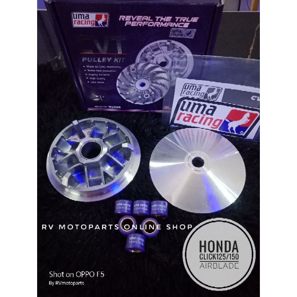 UMA CVT pulley kit For Honda click 125/150 & airblade | Shopee Philippines