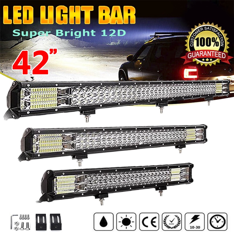 22" 32" 42" Combo LED Bar Offroad Spot Flood 12V 24V LED Light Bar for ...