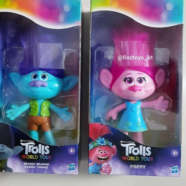 Trolls World Tour Poppy Branch original Hasbro Poppy Doll Toy | Shopee ...