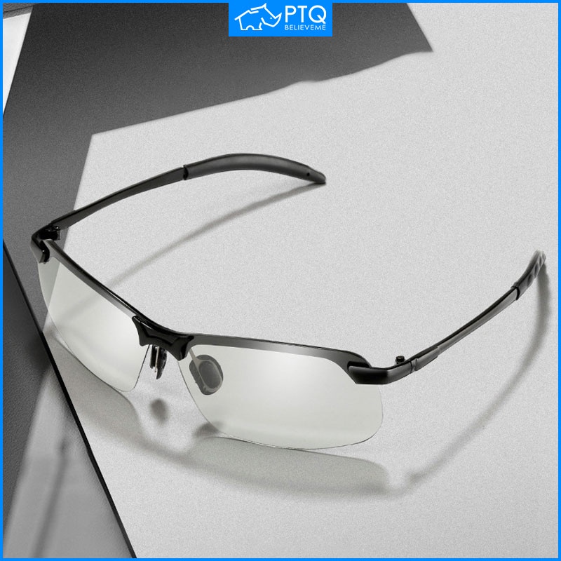 PTQ Day Night Vision Glasses Photochromic Sunglasses Men Polarized ...