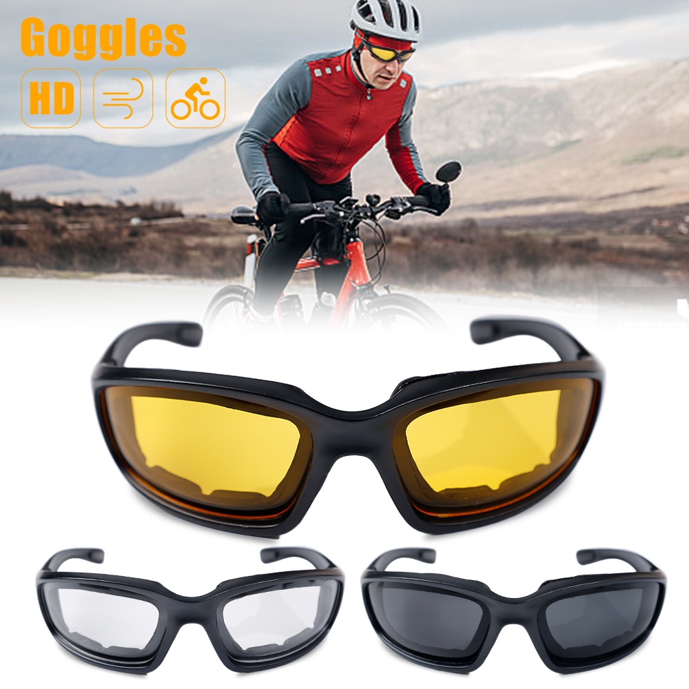 Men & Women Safety Motorcycle Goggles Glasses/ Outdoor Riding Tactical ...