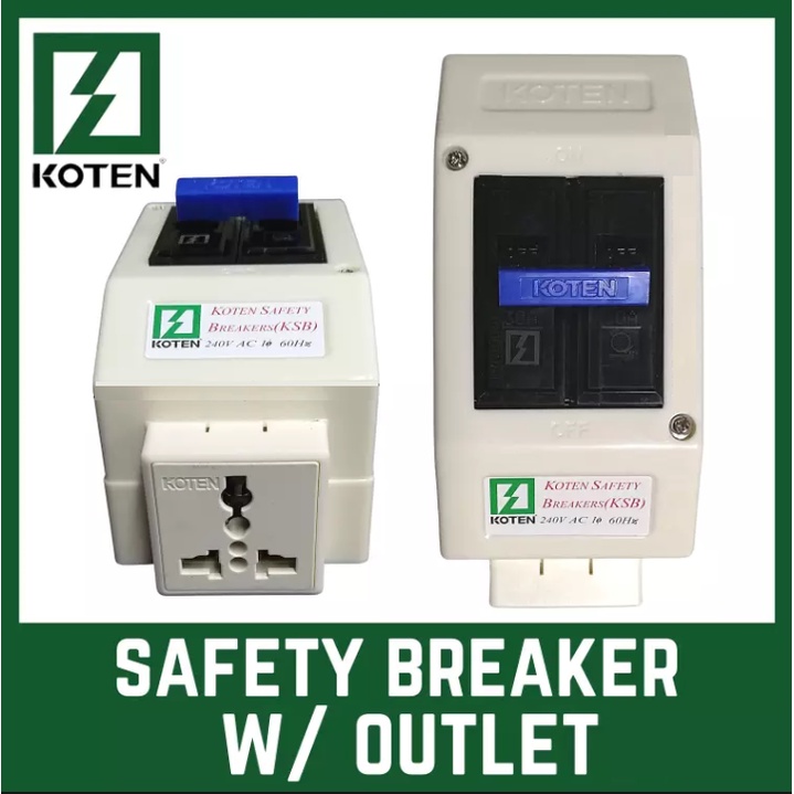 ORIGINAL KOTEN KSB WITH UNIVERSAL OUTLET 15AMP TO 60AMPERE | Shopee ...