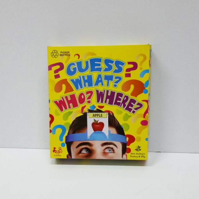 Guess What (Pinoy Henyo) Guess Who Board Game Guessing Games Family ...