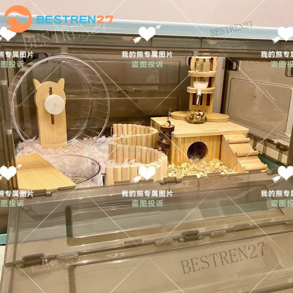 READY STOCK Hamster Cage Acrylic Big Size Hedgehog Breeding Box Large ...