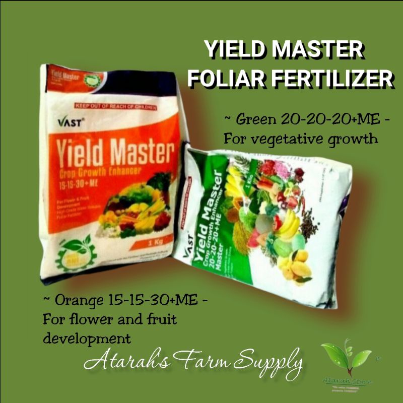 COD! Yield Master Crop Growth Enhancer Foliar Ferrilizer (25g and 50g ...