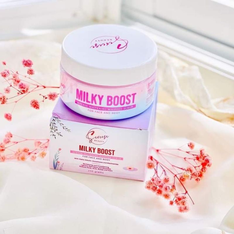 SEREESE Beauty Milky Boost Intense Whitening Whipped Scrub For Face ...