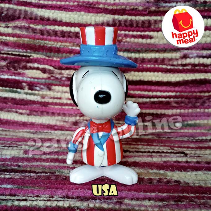 Mcdo Happy Meal Toy Snoopy World Tour - USA | Shopee Philippines