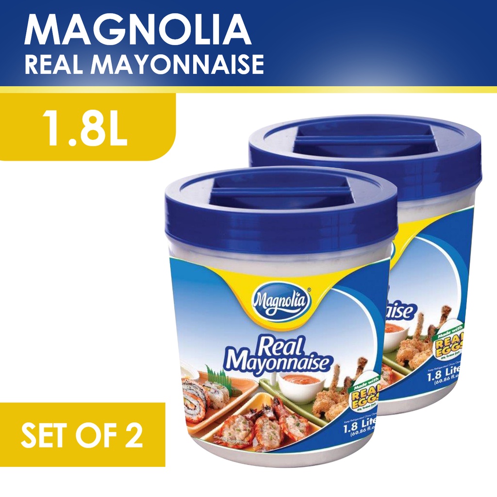 MAGNOLIA Real Mayonnaise 1.8L Made with Real Eggs; with Omega 3 and 6 ...
