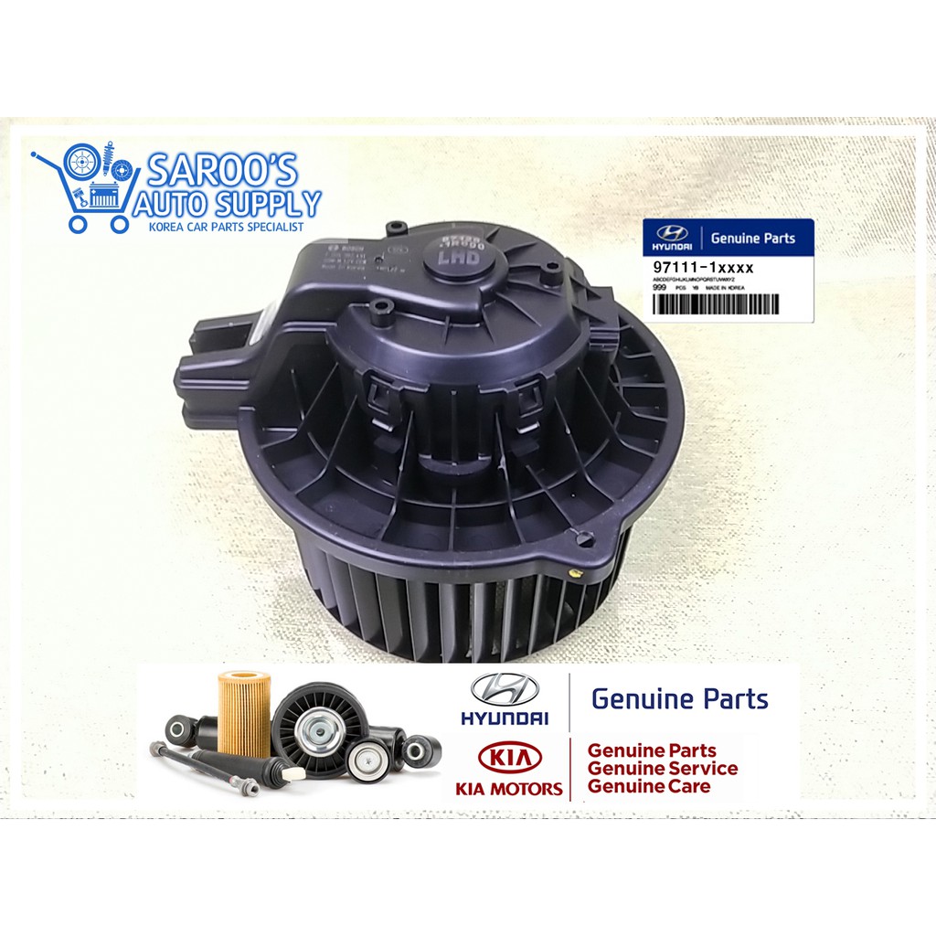 Aircon Blower Fan For Hyundai Accent 2011~2018 , Original Hyundai Parts ...