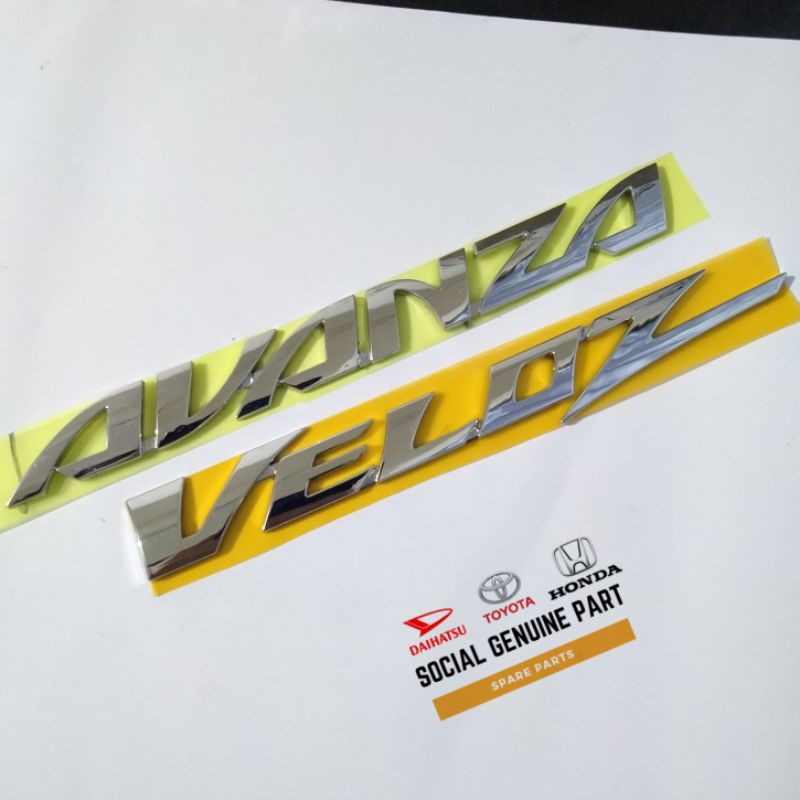 Avanza and Veloz trunk logo emblems | Shopee Philippines