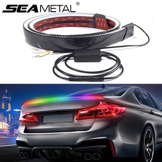 Carbon Fiber Car Spoiler Lamp Universal 130cm Trunk Spoiler Rear Wing ...